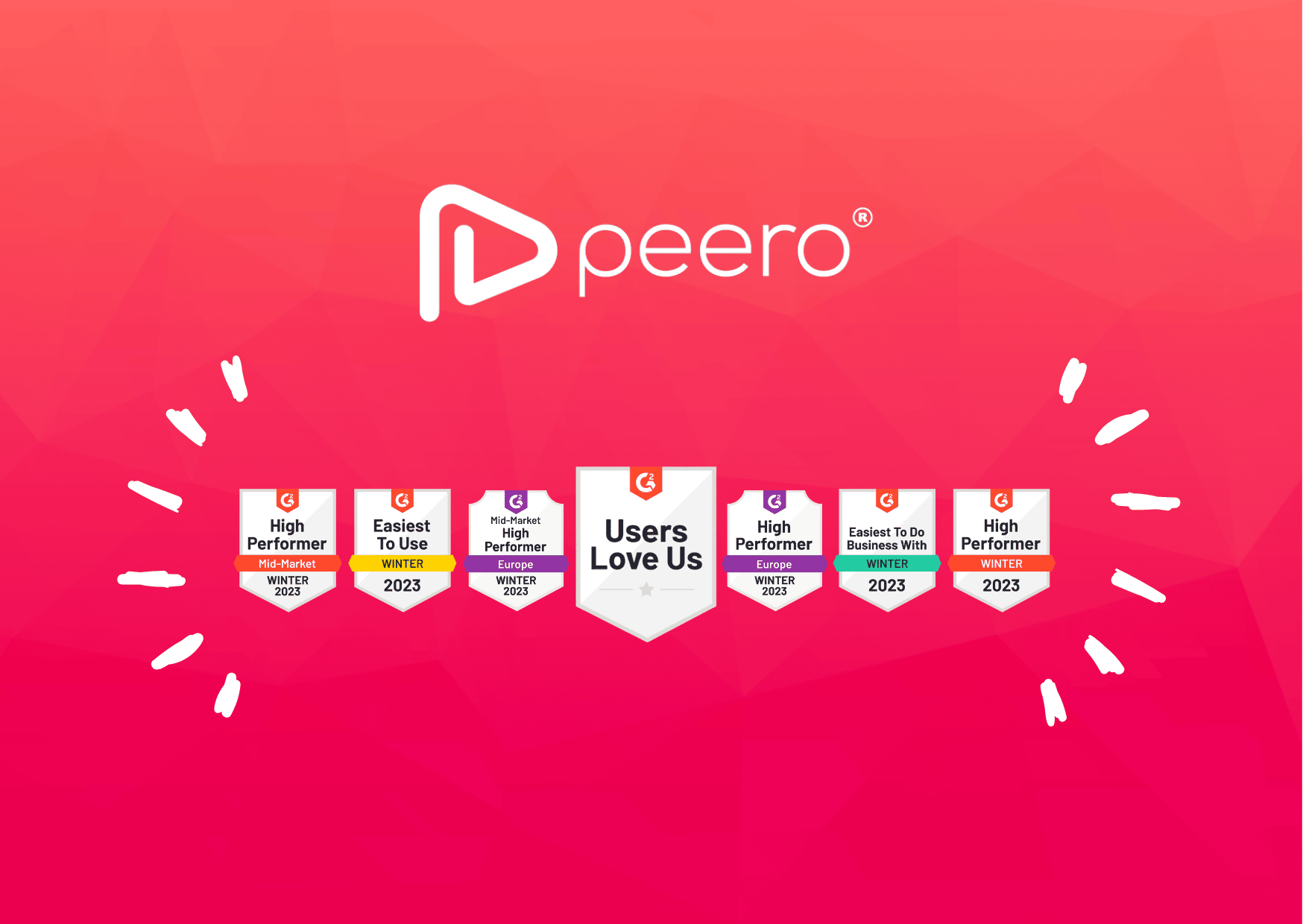 Peero recognized by G2 Report | Winter 2023 - Peero